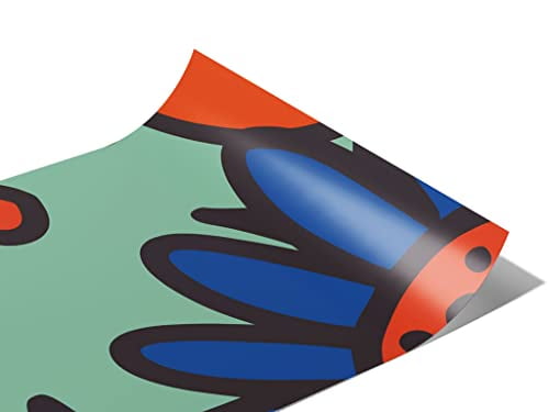 Rwraps 60s Retro Raider Revere Gloss Vinyl Film Wrap 59in x 3ft Vinyl ...