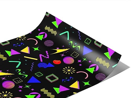 Rwraps 80s Retro Small Zap Gloss Vinyl Film Wrap 59in x 25ft Vinyl ...