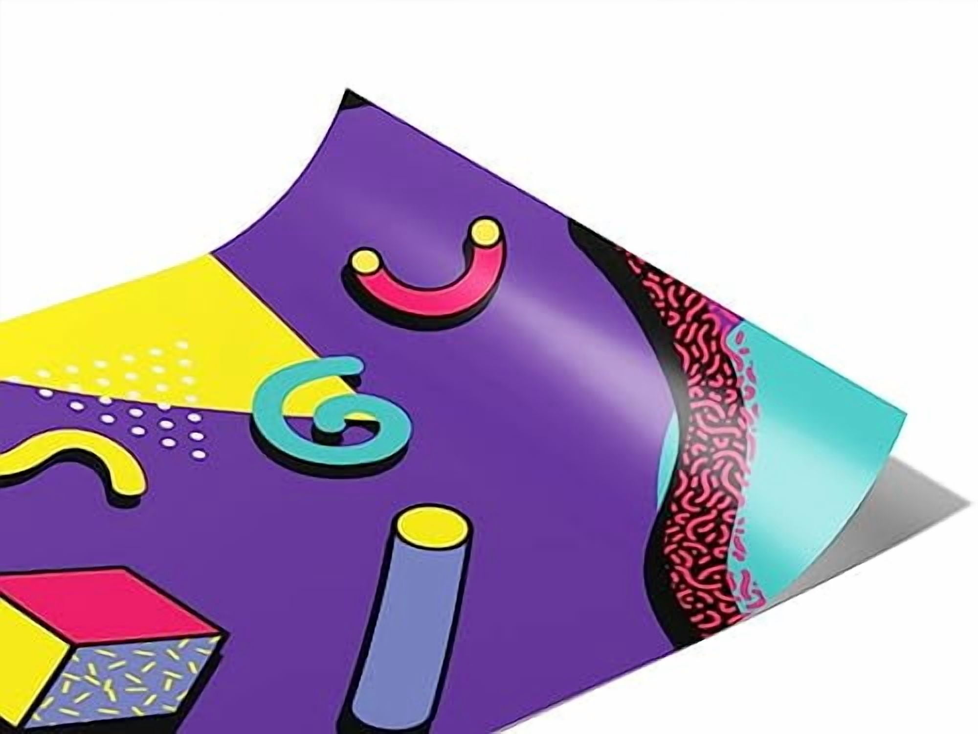 Rwraps 90s Retro Ghost Town Gloss Vinyl Film Wrap 59in x 6ft Vinyl ...