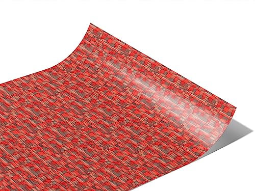 Rwraps Abstract Brick Red Gloss Vinyl Film Wrap 59in x 20ft Vinyl ...