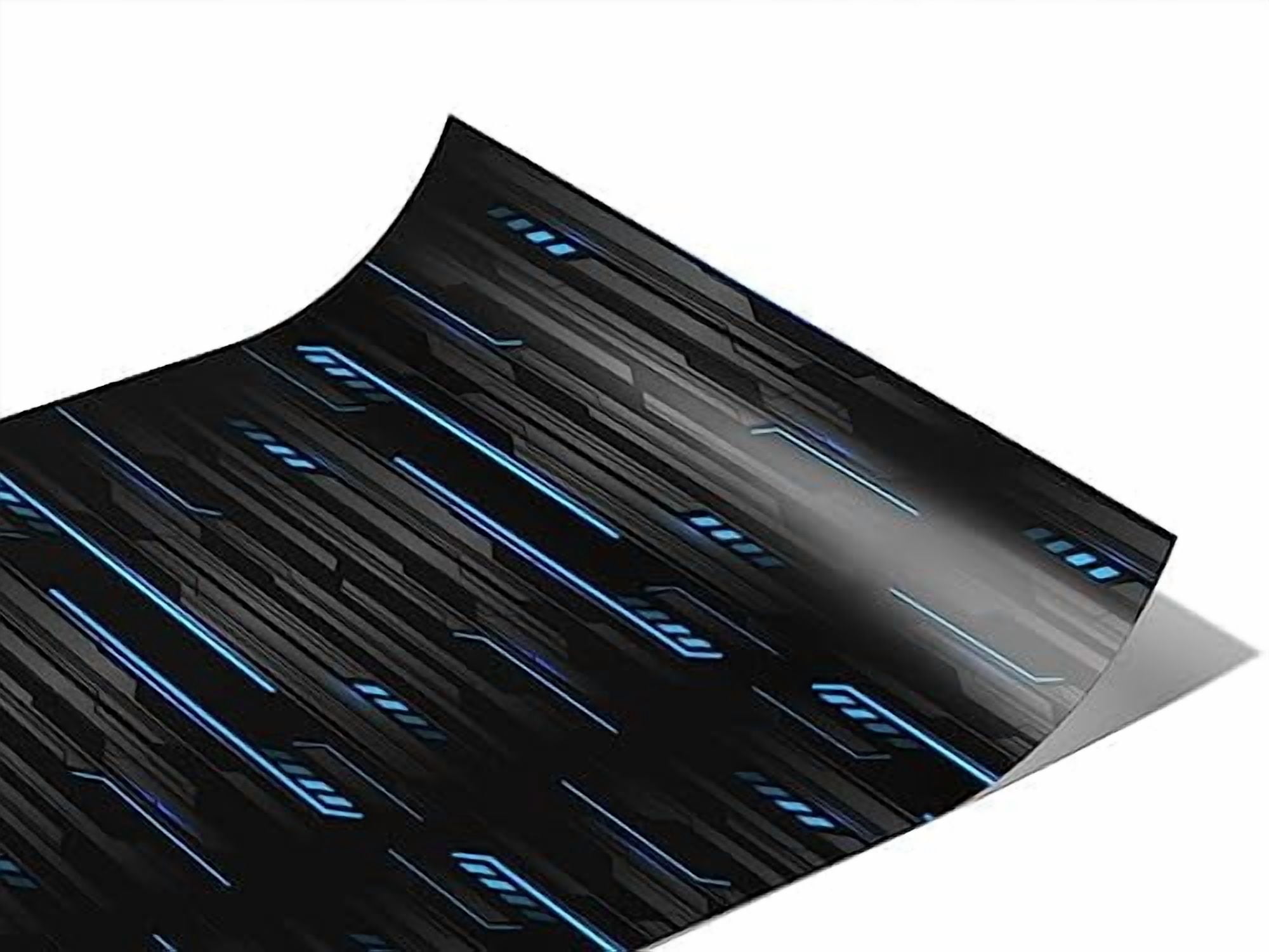 Rwraps Abstract Technology Cold Cobalt Gloss Vinyl Film Wrap 59in x ...