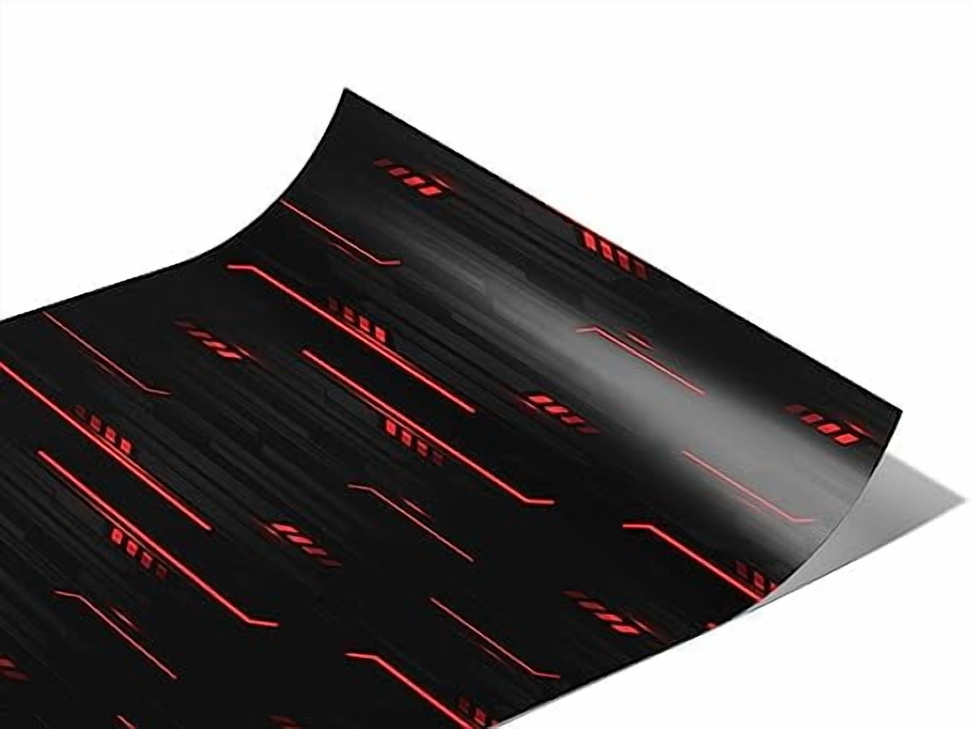 Rwraps Abstract Technology Dark Crimson Matte Vinyl Film Wrap 59in x ...