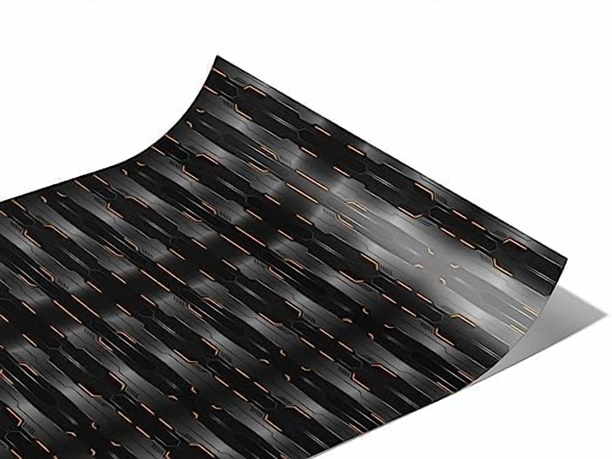 Rwraps Abstract Technology Midnight Sunset Gloss Vinyl Film Wrap 59in x ...