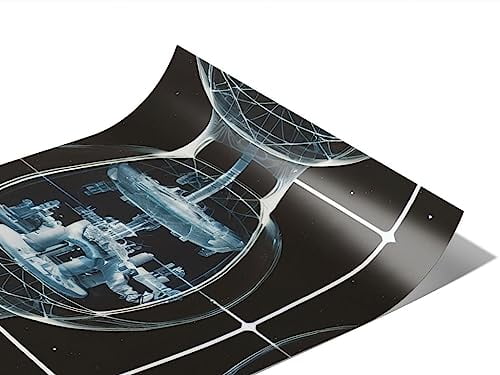 Rwraps Aesthetic Science Fiction Warped Time Gloss Vinyl Film Wrap 59in ...