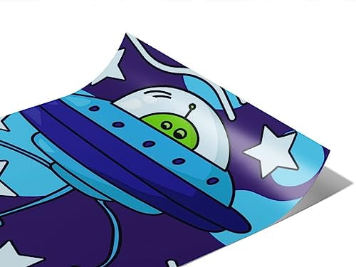 Rwraps Alien Science Fiction Beamed Up Gloss Vinyl Film Wrap 59in x ...