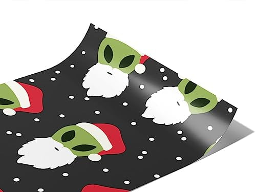 Rwraps Alien Science Fiction Holly Jolly Matte Vinyl Film Wrap 59in x ...
