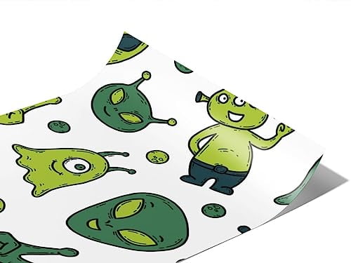 Rwraps Alien Science Fiction Strange Visitors Matte Vinyl Film Wrap ...