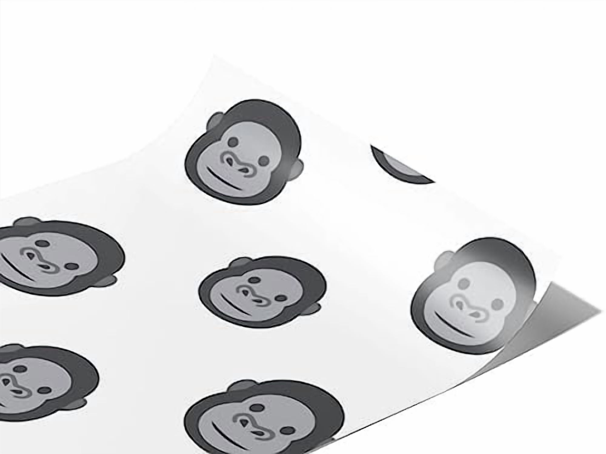 Rwraps Ape Friendly Faces Gloss Vinyl Film Wrap 59in x 21ft Vinyl ...