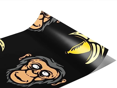 Rwraps Ape Go Bananas Gloss Vinyl Film Wrap 59in x 19ft Vinyl Vehicle ...