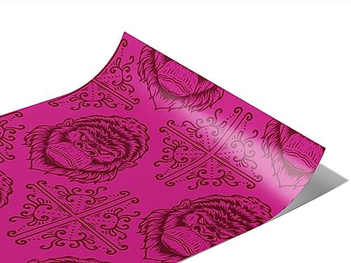 Rwraps Ape Gorilla Head Pink -M Vinyl Film Wrap 59in x 8ft Vinyl ...