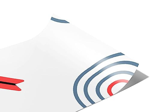 Rwraps Archery Bullseye Gloss Vinyl Film Wrap 59in x 14ft Vinyl Vehicle ...