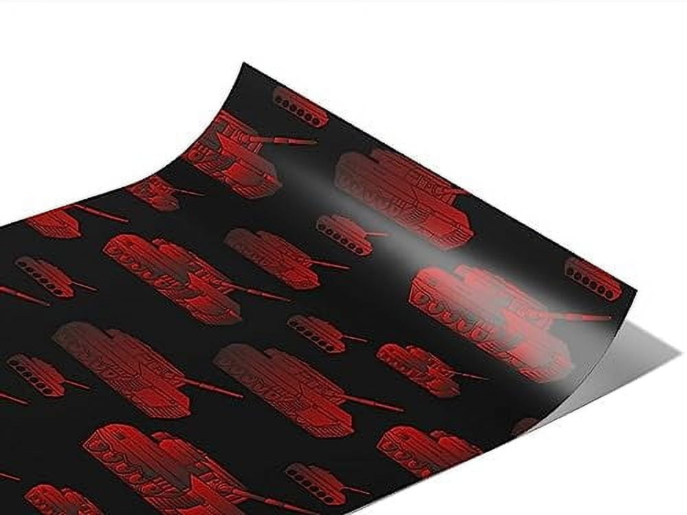 Rwraps Army Americana Red Tanks Matte Vinyl Film Wrap 59in x 16ft Vinyl ...