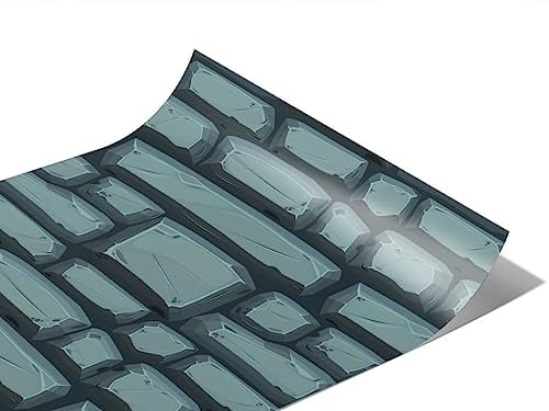 Rwraps Ashlar Brick Slate Matte Vinyl Film Wrap 59in x 4ft Vinyl ...