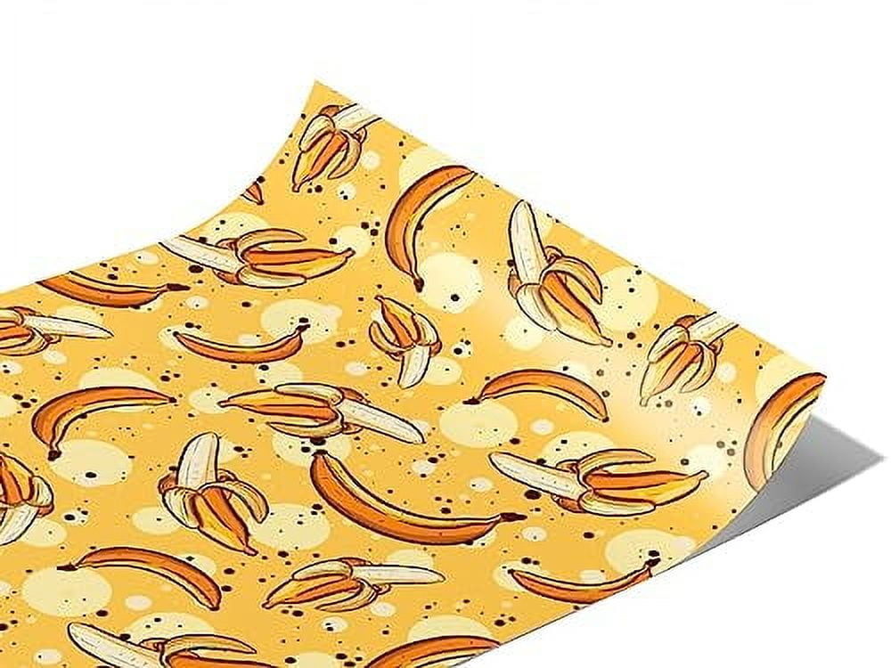 Rwraps Banana Mouth-Watering Manzano Gloss Vinyl Film Wrap 59in x 6ft ...