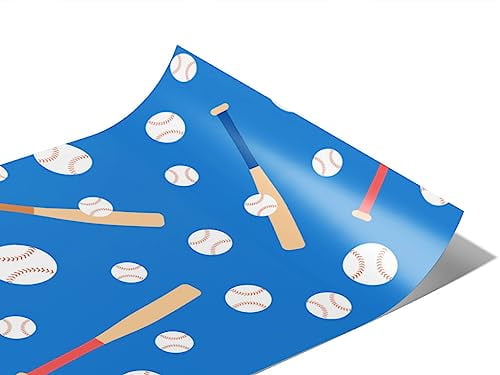 Rwraps Baseball Play Ball Gloss Vinyl Film Wrap 59in x 20ft Vinyl ...