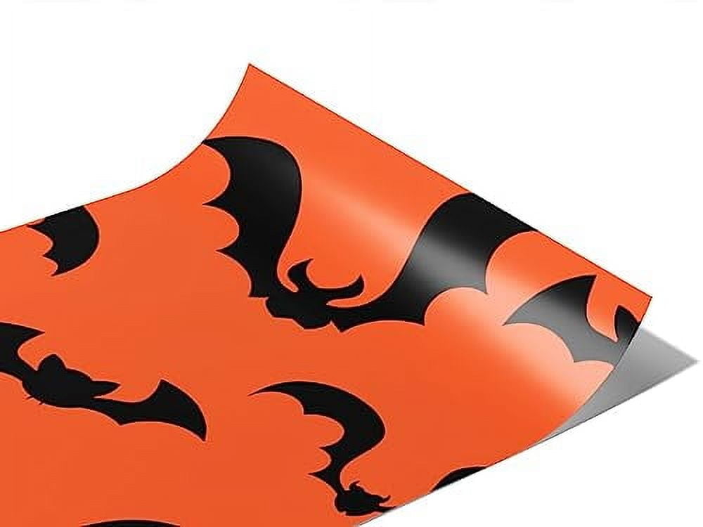 Rwraps Bat Swarming Headrush Gloss Vinyl Film Wrap 59in x 3ft Vinyl ...