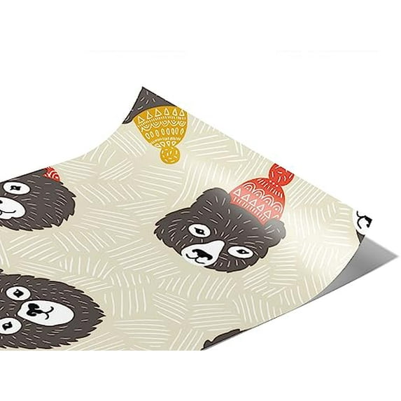 Rwraps Bear Cozy Caps Matte Vinyl Film Wrap 59in x 23ft Vinyl Vehicle Car Film Sheet Roll ...