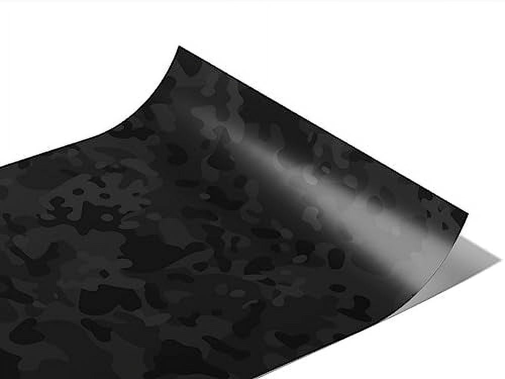 Rwraps Black Camouflage Raven Flecktarn Gloss Vinyl Film Wrap 59in x ...