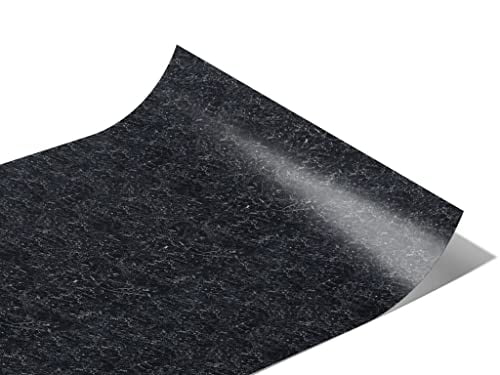 Rwraps Black Marmo Granite Gloss Vinyl Film Wrap 59in x 10ft Vinyl ...