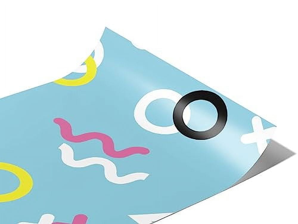 Rwraps Blue Abstract Groovy Baby Matte Vinyl Film Wrap 59in x 17ft ...