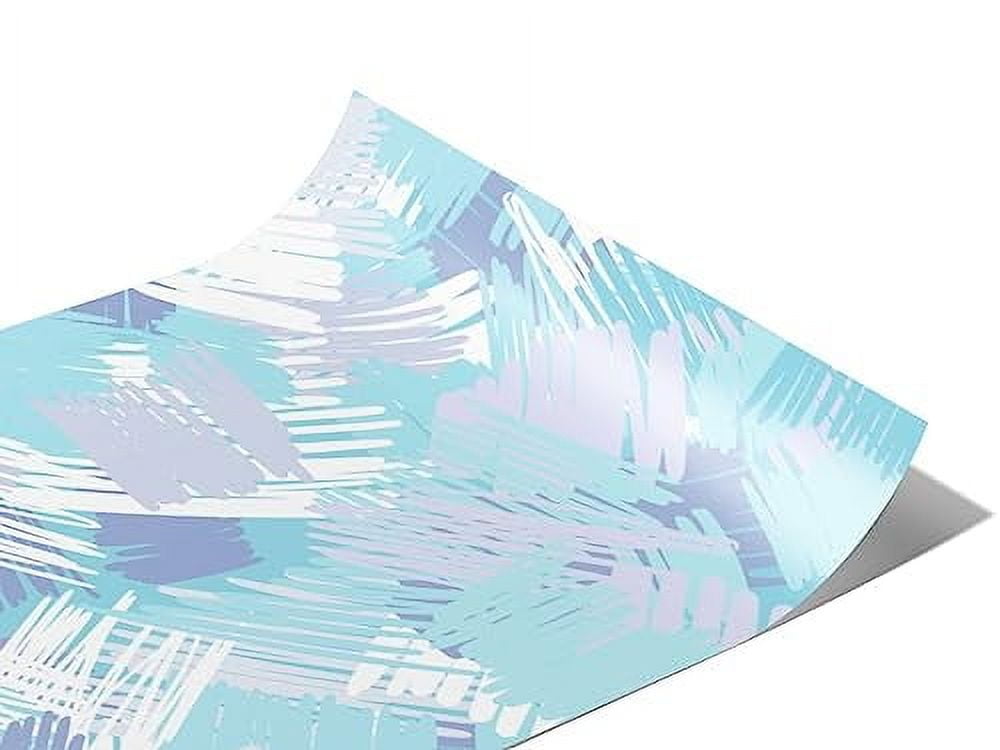 Rwraps Blue Abstract Laundry Crisp Matte Vinyl Film Wrap 59in x 10ft ...