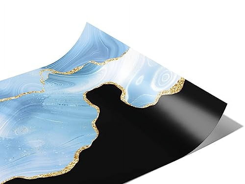 Rwraps Blue Agate Gemstone Dark Waters Gloss Vinyl Film Wrap 59in x ...