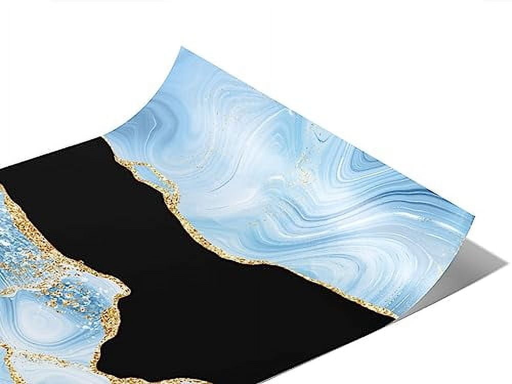 Rwraps Blue Agate Gemstone Georgium Sidus Gloss Vinyl Film Wrap 59in x ...