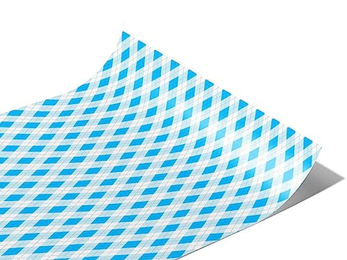 Rwraps Blue Argyle Nice and Tidy Matte Vinyl Film Wrap 59in x 22ft ...