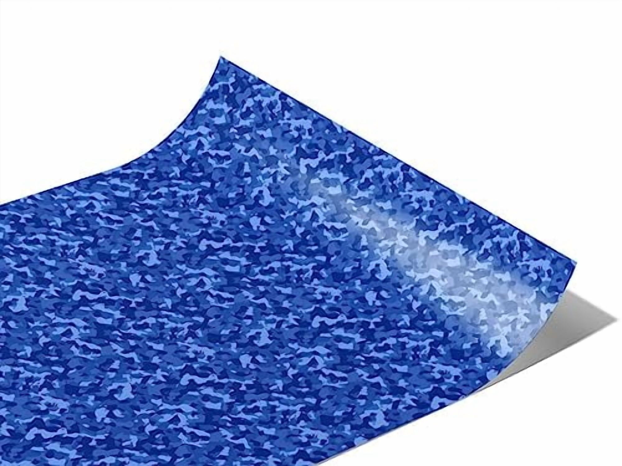 Rwraps Blue Camouflage Azure Flecktarn Matte Vinyl Film Wrap 59in x 5ft ...