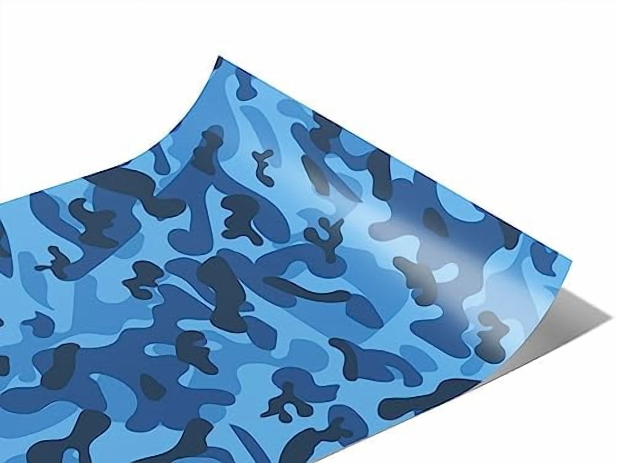 Rwraps Blue Camouflage Maya DPM Matte Vinyl Film Wrap 59in x 22ft Vinyl ...