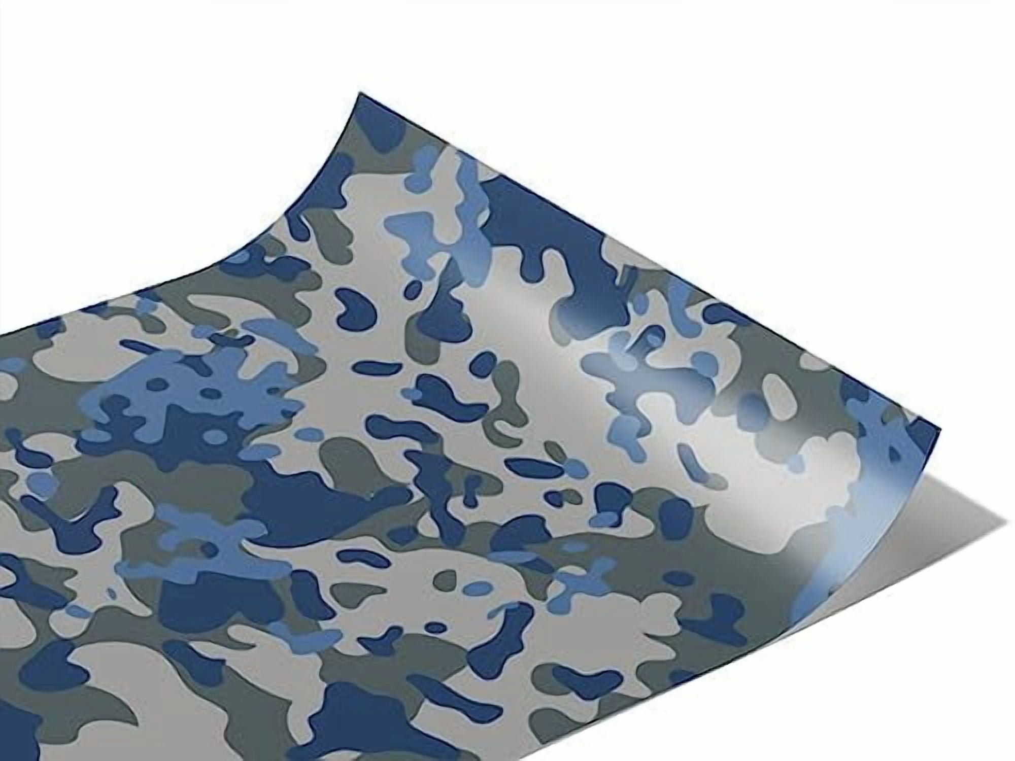 Rwraps Blue Camouflage Spruce Multicam Matte Vinyl Film Wrap 59in x ...