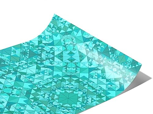 Rwraps Blue Mosaic Celeste Secrets Matte Vinyl Film Wrap 59in x 11ft ...