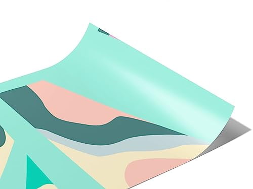 Rwraps Blue Mosaic Pink Invader Matte Vinyl Film Wrap 59in x 4ft Vinyl ...