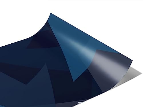 Rwraps Blue Mosaic Shredded Sheets Matte Vinyl Film Wrap 59in x 5ft ...