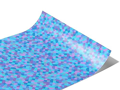 Rwraps Blue Pixel Carolina Blues Gloss Vinyl Film Wrap 59in x 21ft ...