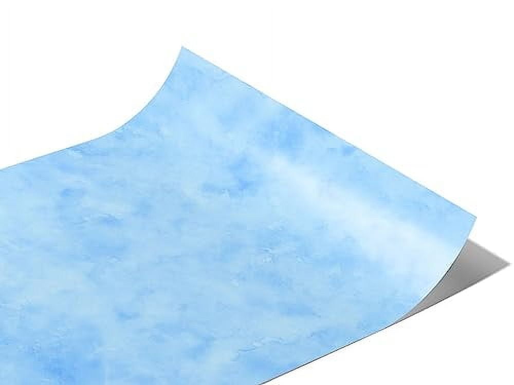 Rwraps Blue Watercolor Air Gliding Matte Vinyl Film Wrap 59in x 12ft ...