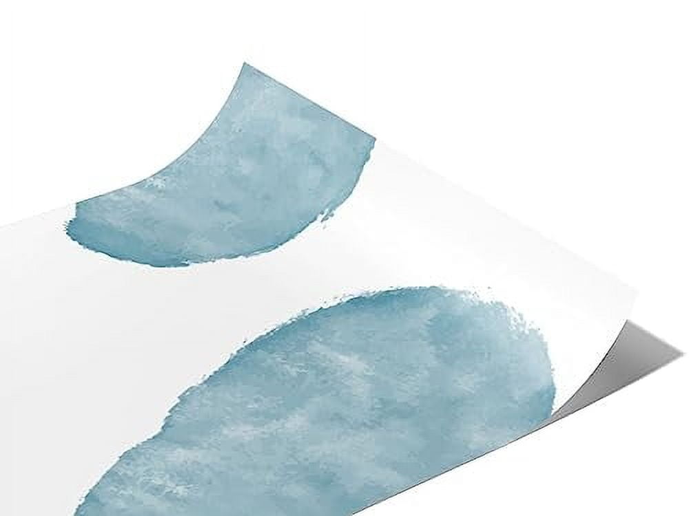 Rwraps Blue Watercolor Far Harbor Matte Vinyl Film Wrap 59in x 3ft ...