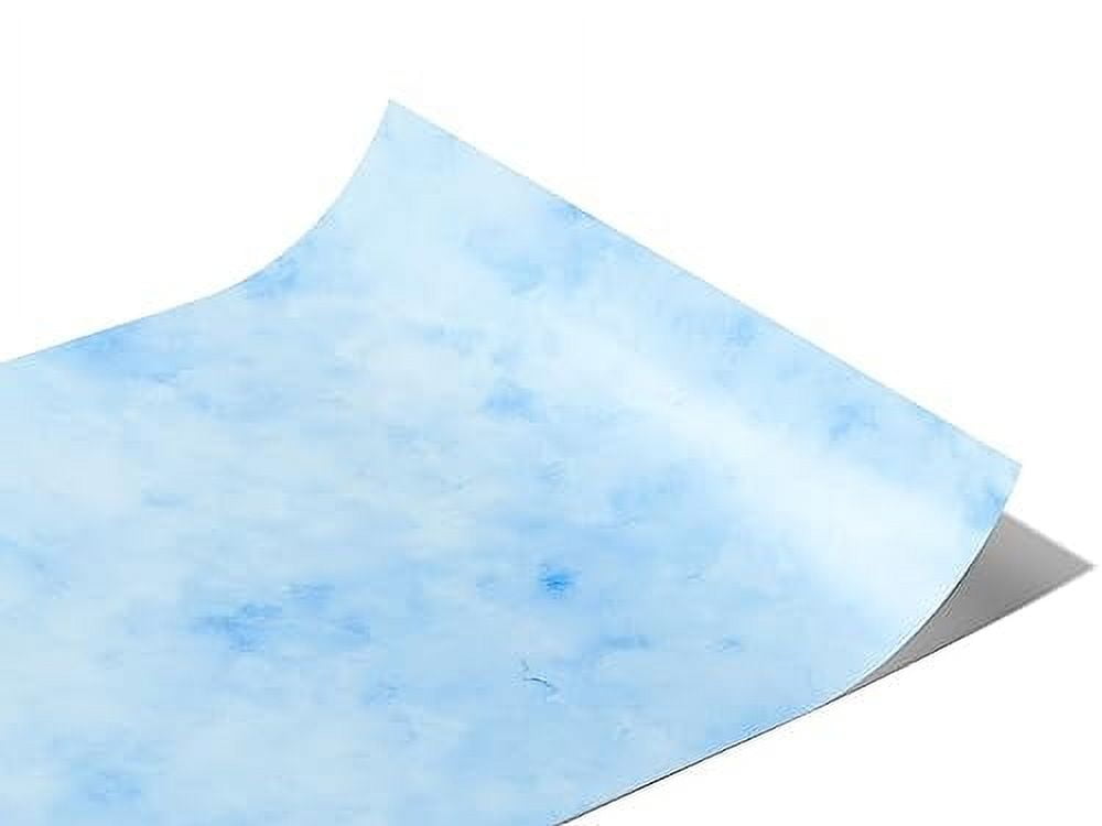 Rwraps Blue Watercolor Sky Reaching Matte Vinyl Film Wrap 59in x 20ft ...