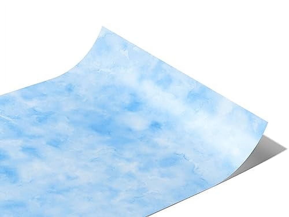 Rwraps Blue Watercolor at Peace Gloss Vinyl Film Wrap 59in x 21ft Vinyl ...