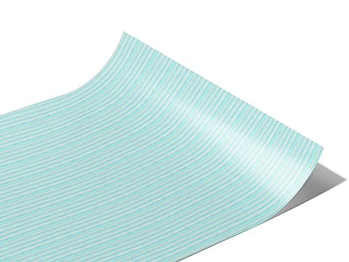 Rwraps Blue Wood Plank Cyan Gradient Gloss Vinyl Film Wrap 59in x 3ft ...
