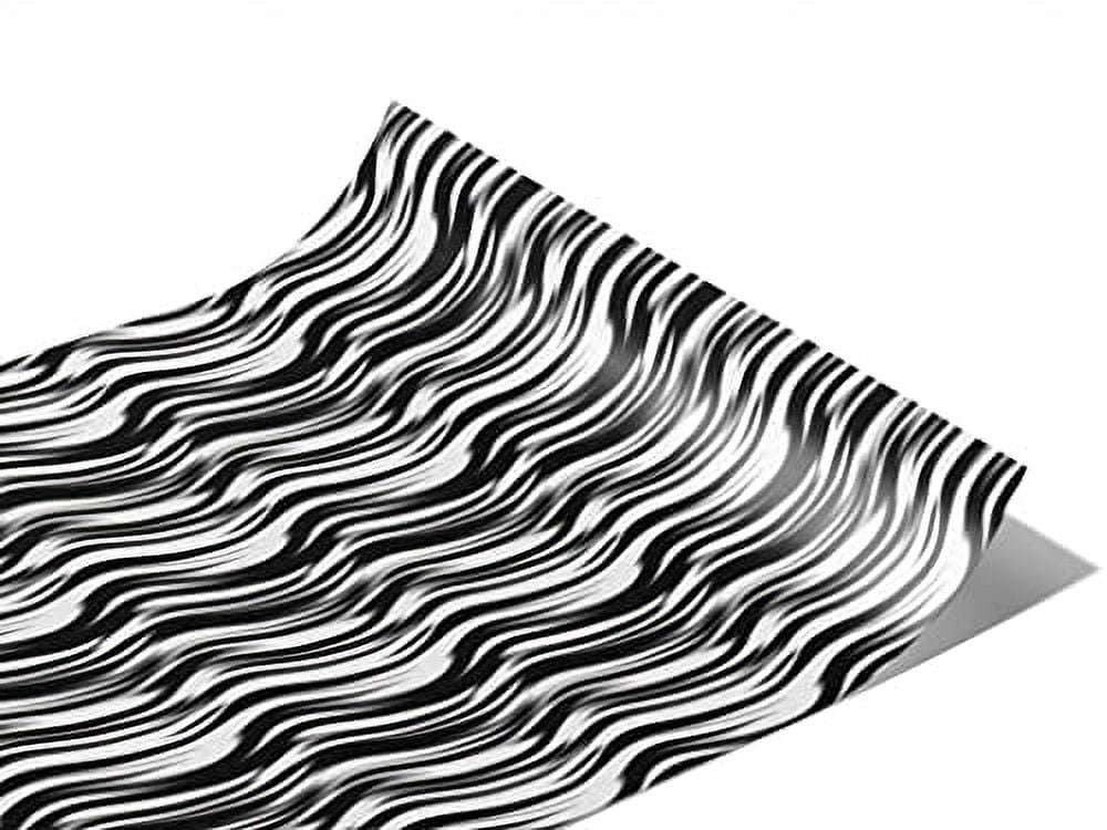 Rwraps Borracha Zebra Matte Vinyl Film Wrap 59in x 7ft Vinyl Vehicle ...