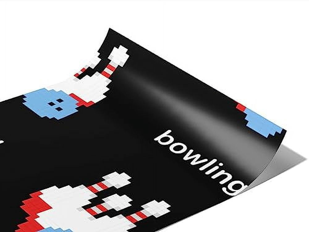 Rwraps Bowling Pixel Pins Matte Vinyl Film Wrap 59in x 7ft Vinyl ...