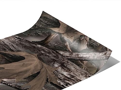 Rwraps Bushwolf Camouflage Woodland Ghost Matte Vinyl Film Wrap 59in x ...