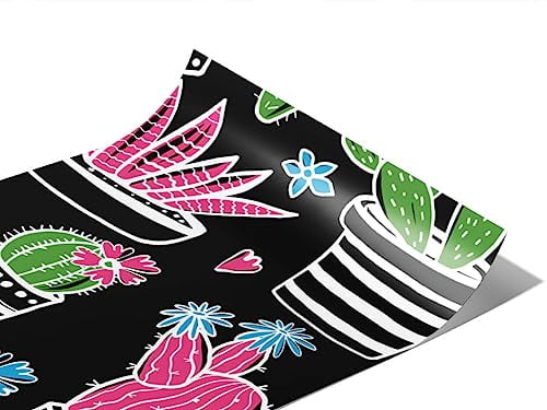 Rwraps Cacti Blacklight Bonanza Matte Vinyl Film Wrap 59in x 1ft Vinyl ...