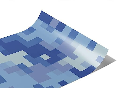 Rwraps Camouflage Pixel ICY Tundra Matte Vinyl Film Wrap 59in x 20ft ...