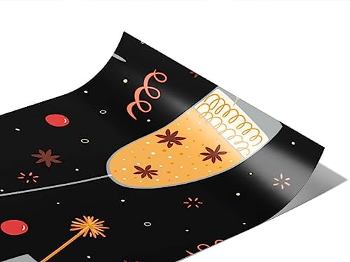 Rwraps Champagne Yearly Resolutions Matte Vinyl Film Wrap 59in x 8ft ...