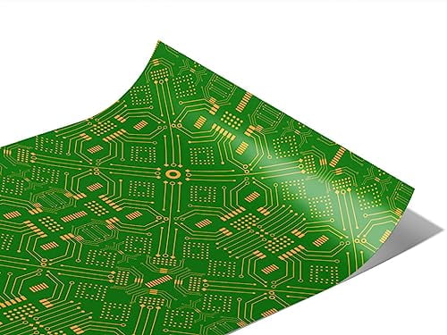 Rwraps Circuit Board Technology Large Clover Matte Vinyl Film Wrap 59in ...