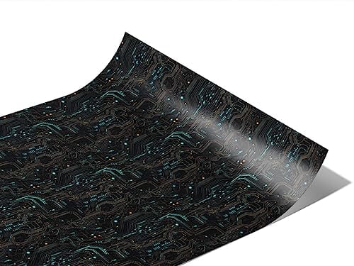 Rwraps Circuit Board Technology Turquoise Terabyte Matte Vinyl Film ...