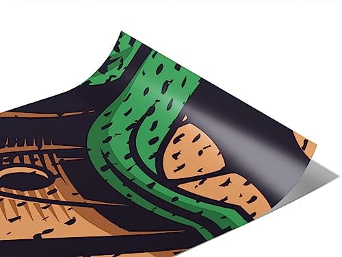 Rwraps Classic Floral Tiki Time Gloss Vinyl Film Wrap 59in x 4ft Vinyl ...