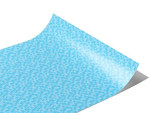 Rwraps Classic Tile Blue Gloss Vinyl Film Wrap 59in x 22ft Vinyl ...